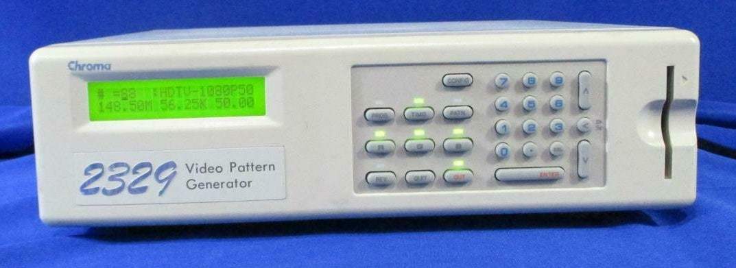 2329 Chroma Pattern Generator Used | ValueTronics