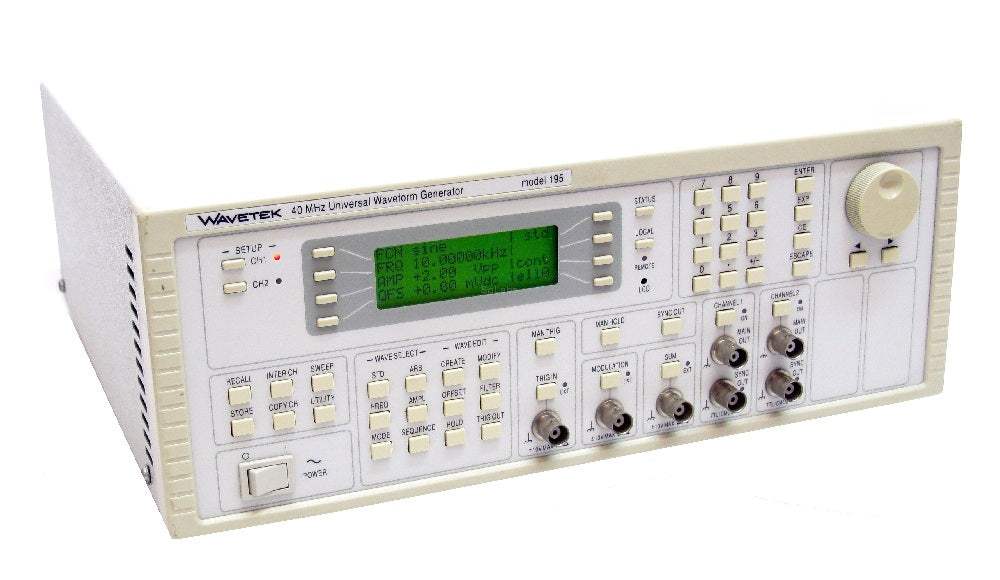 195 WaveTek 16 MHz Arbitrary Waveform Generator Used | ValueTronics