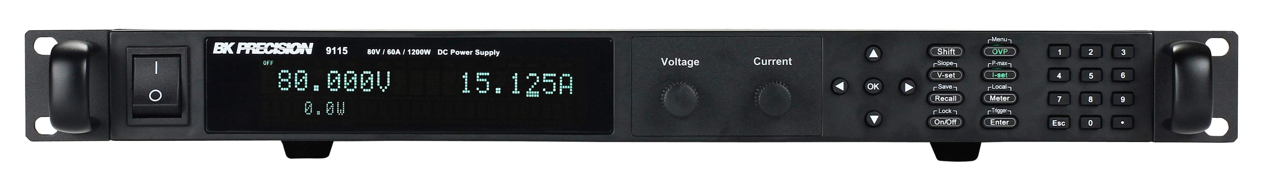 9115 BK Precision 1200 Watt 80 Volt 60 Amp DC Power Supply New ...