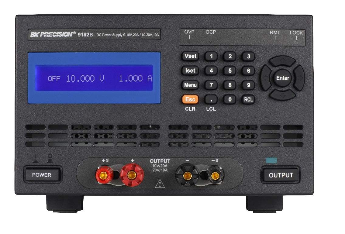 9182B BK Precision 200 Watt 20 Volts 10 Amps DC Power Supply New ...