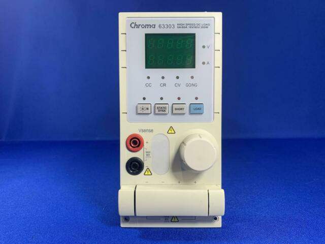 63303 Chroma Module 300 W 80 V 60 A DC Electronic Load Used | ValueTronics