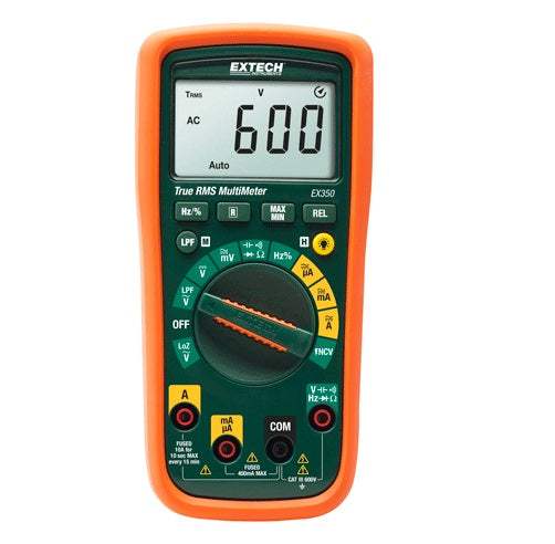 EX350 Extech Handheld 600 V 3.5 Digit 600 V Multimeter New | ValueTronics