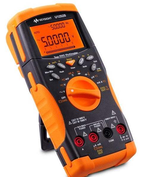 U1252B Keysight Technologies 1 kV 1 kV 4.5 Digit Handheld Multimeter ...