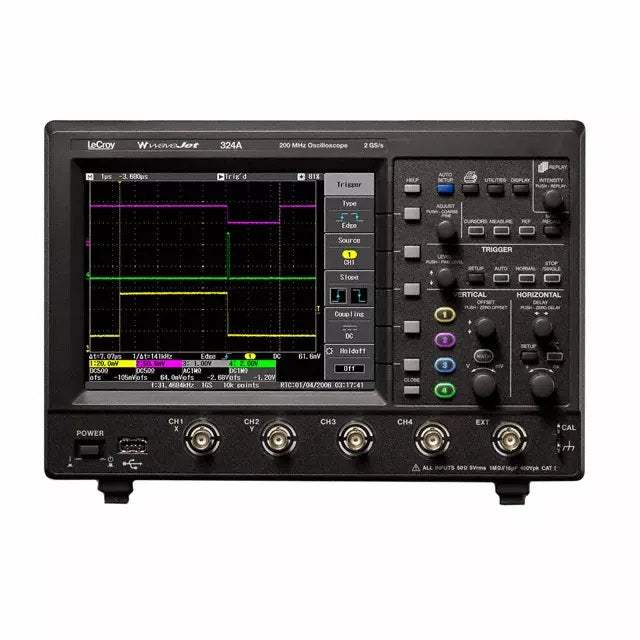 WAVEJET 324A LeCroy 200 MHz 4 Channel Digital Oscilloscope Used ...