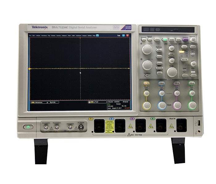 DSA71254C Tektronix 12.5 GHz 4 Channel Digital Oscilloscope Used ...