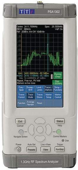 PSA1302 Thurlby Thandar Instruments 1.3 GHz Spectrum Analyzer New ...