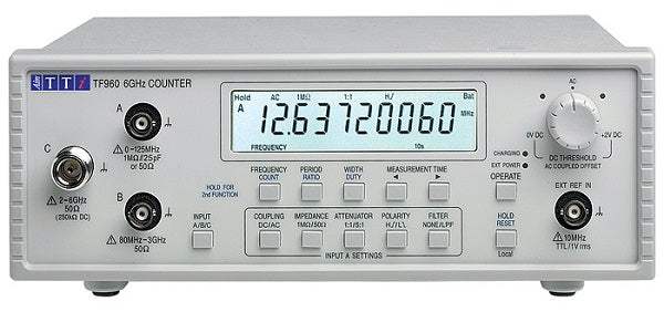 TF960 Thurlby Thandar Instruments 6 GHz Frequency Counter New ...